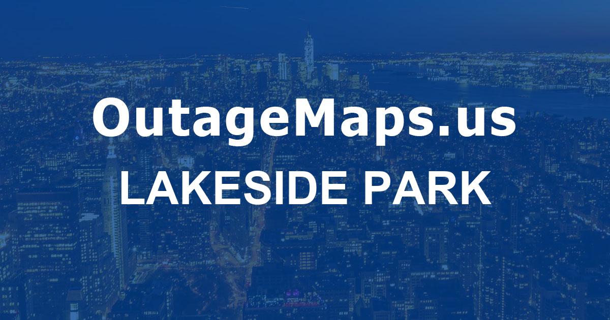 Lakeside Park Power Outages Map