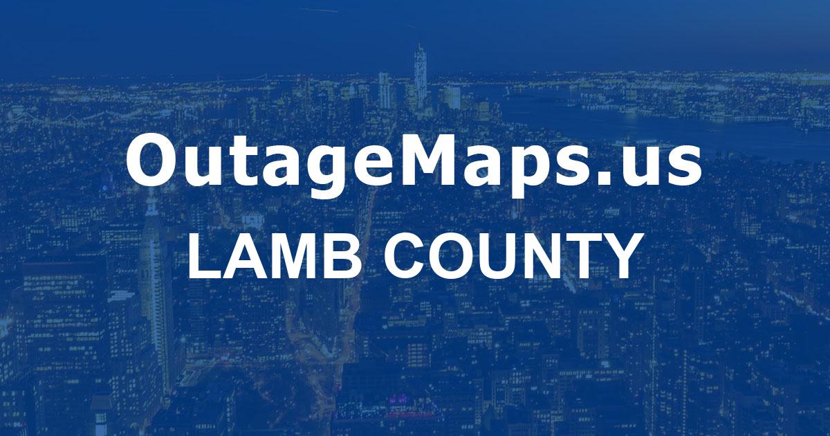 Lamb County Power Outages Map