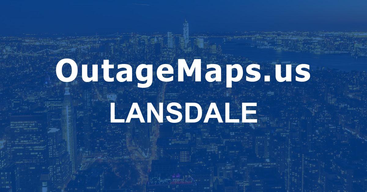 Lansdale Power Outages Map
