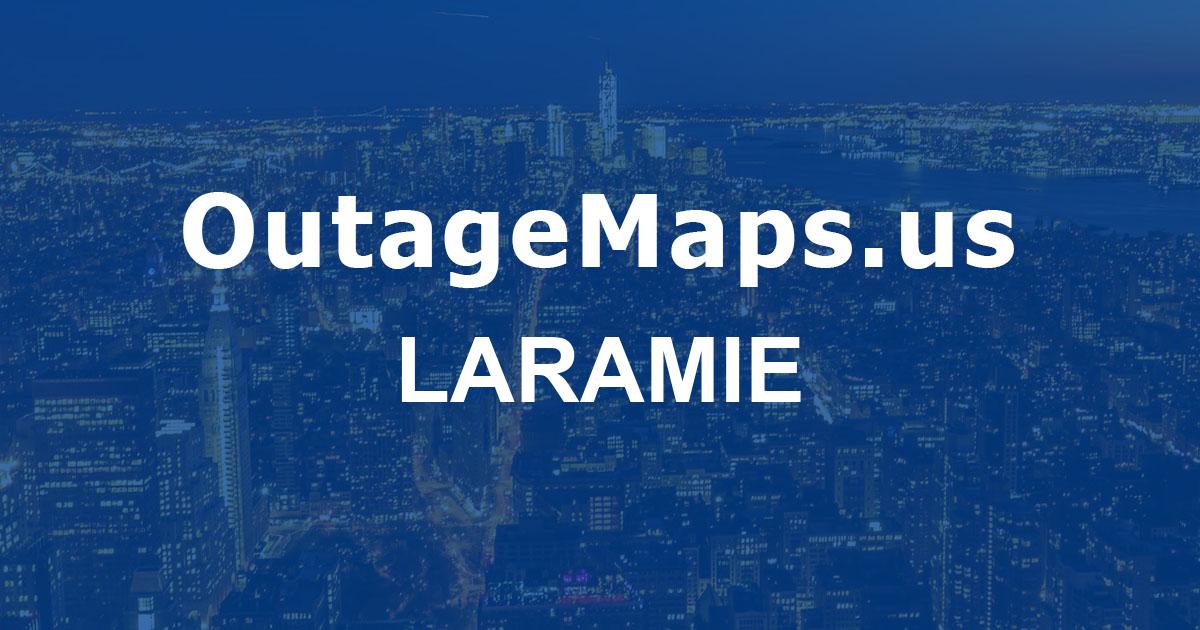 Laramie Power Outages Map