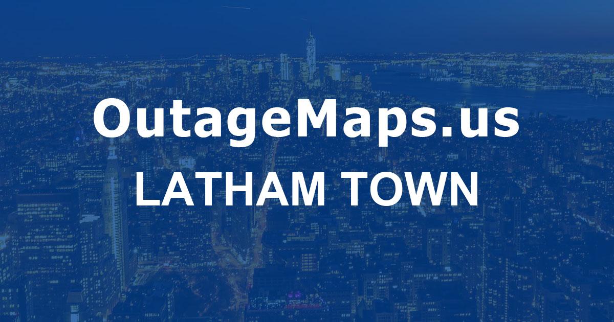 Latham Town Power Outages Map