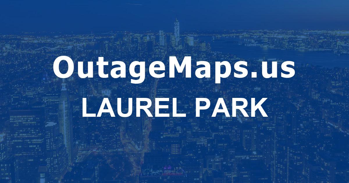 Laurel Park Power Outages Map