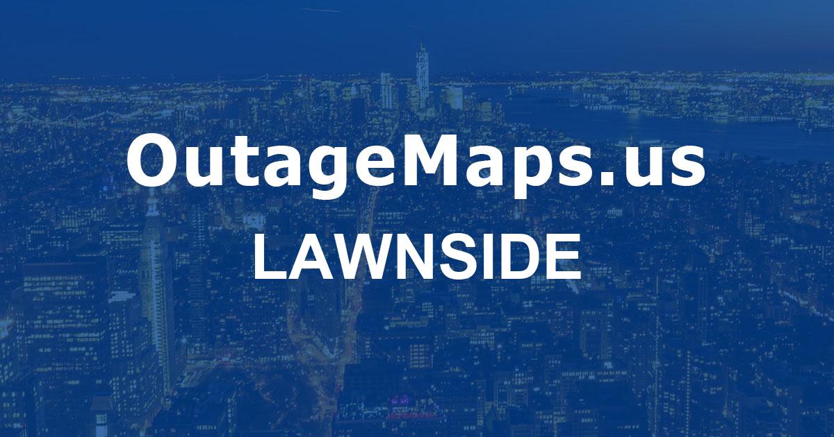 Lawnside Power Outages Map