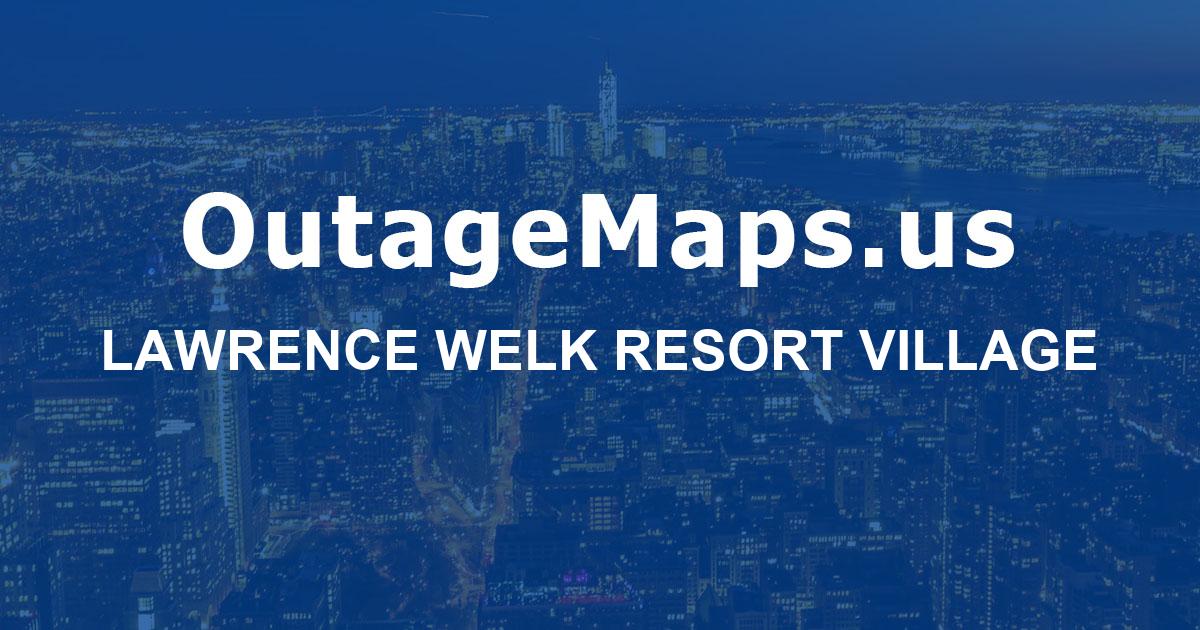 Lawrence Welk Resort Village Power Outages Map