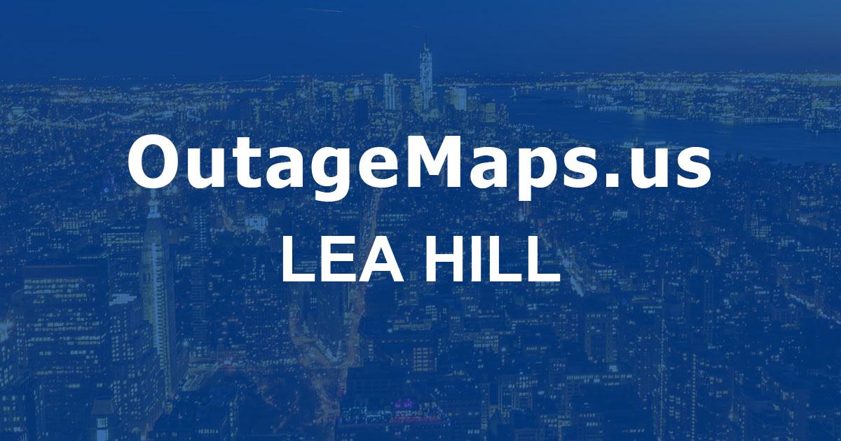 Lea Hill Power Outages Map