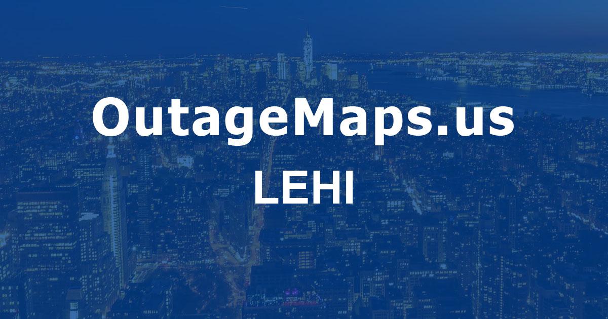 Lehi Power Outages Map