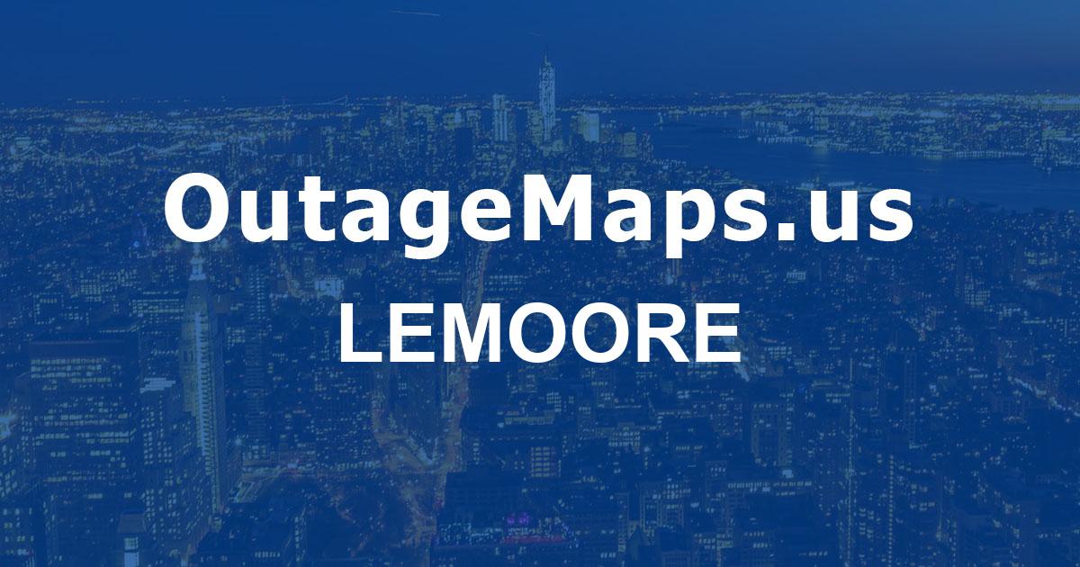Lemoore Power Outages Map