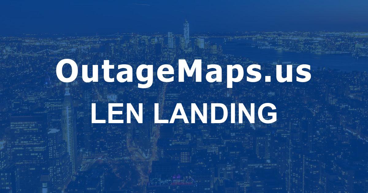 Len Landing Power Outages Map