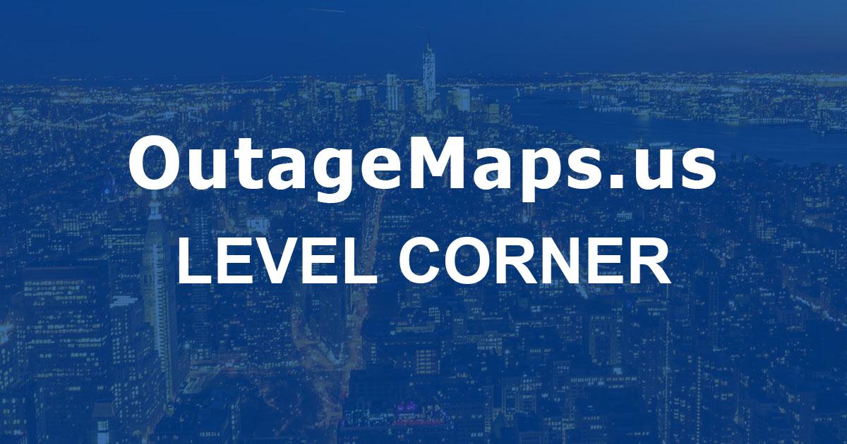Level Corner Power Outages Map