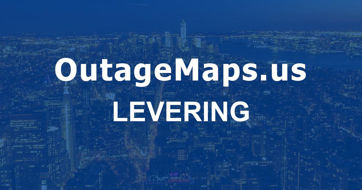Levering Power Outages Map