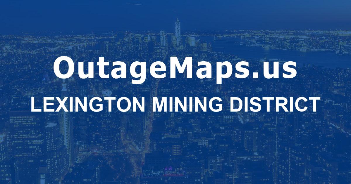 Lexington Mining District Power Outages Map