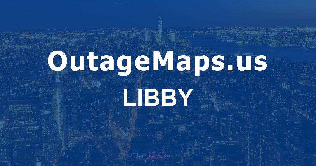 Libby Power Outages Map