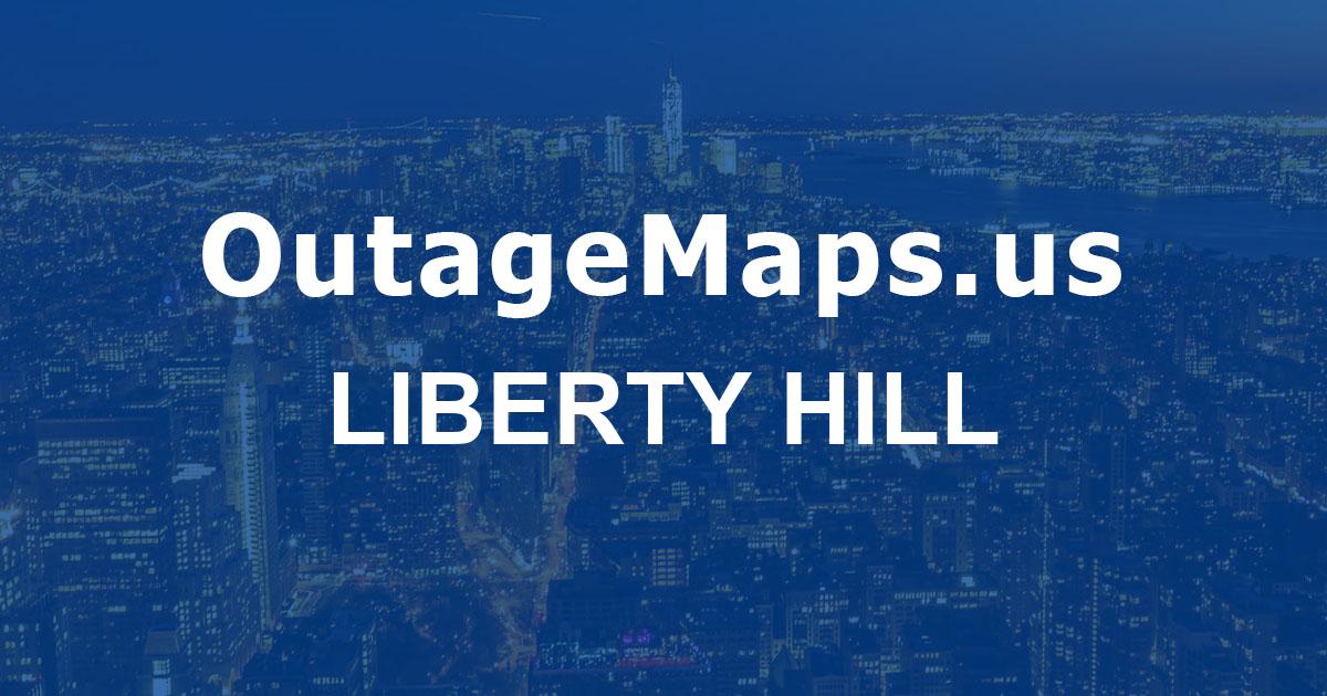 Liberty Hill Power Outages Map