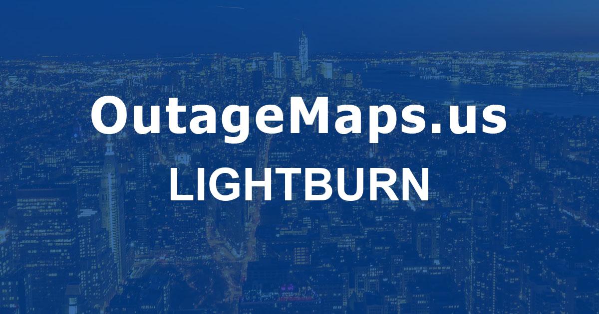 Lightburn Power Outages Map