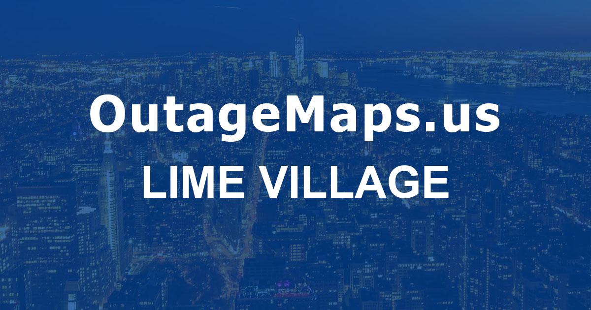 Lime Village Power Outages Map