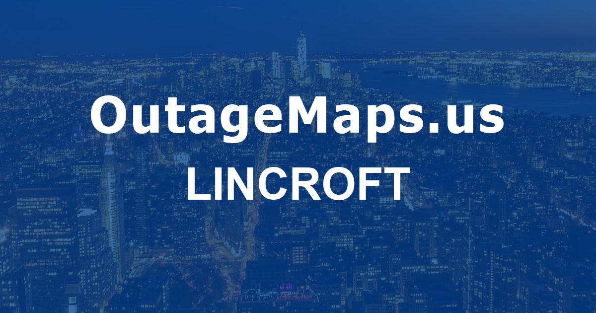 Lincroft Power Outages Map