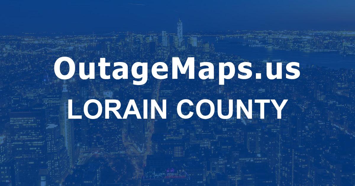 Lorain County Power Outages Map