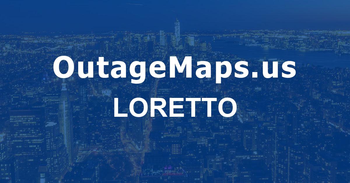 Loretto Power Outages Map