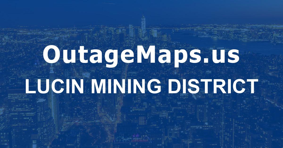 Lucin Mining District Power Outages Map