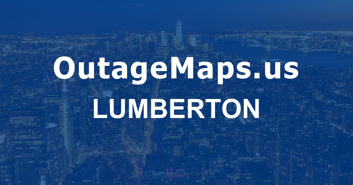Lumberton Power Outages Map