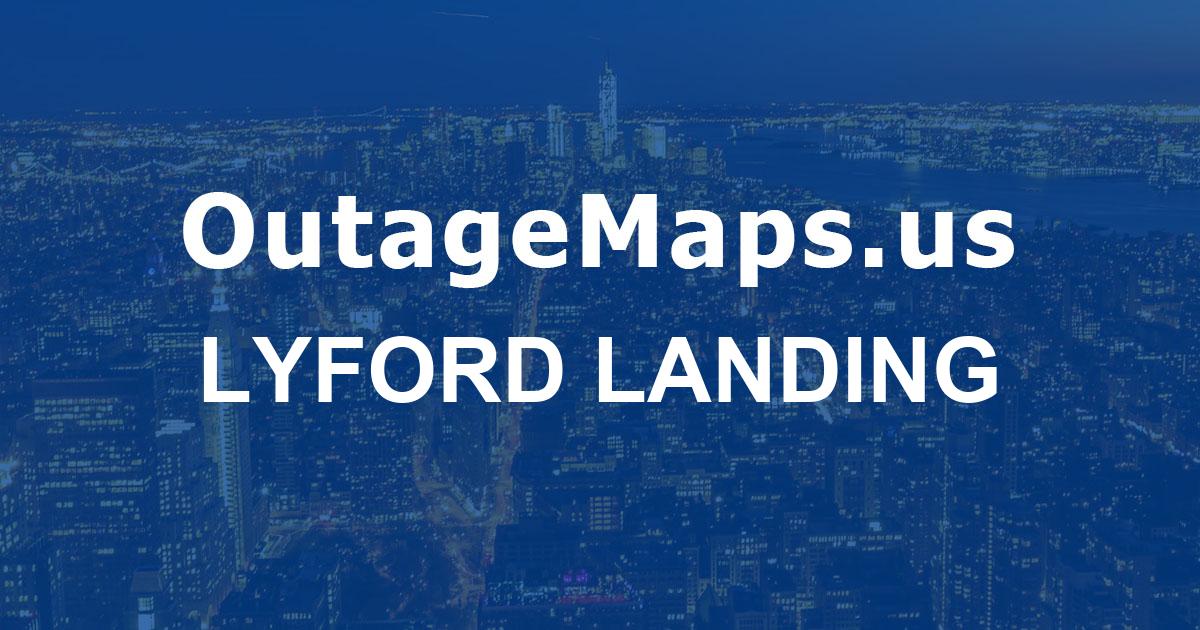 Lyford Landing Power Outages Map