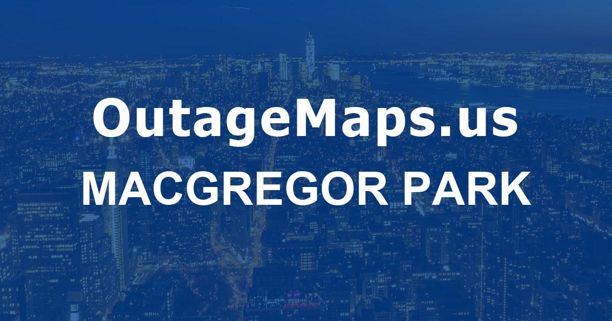 MacGregor Park Power Outages Map