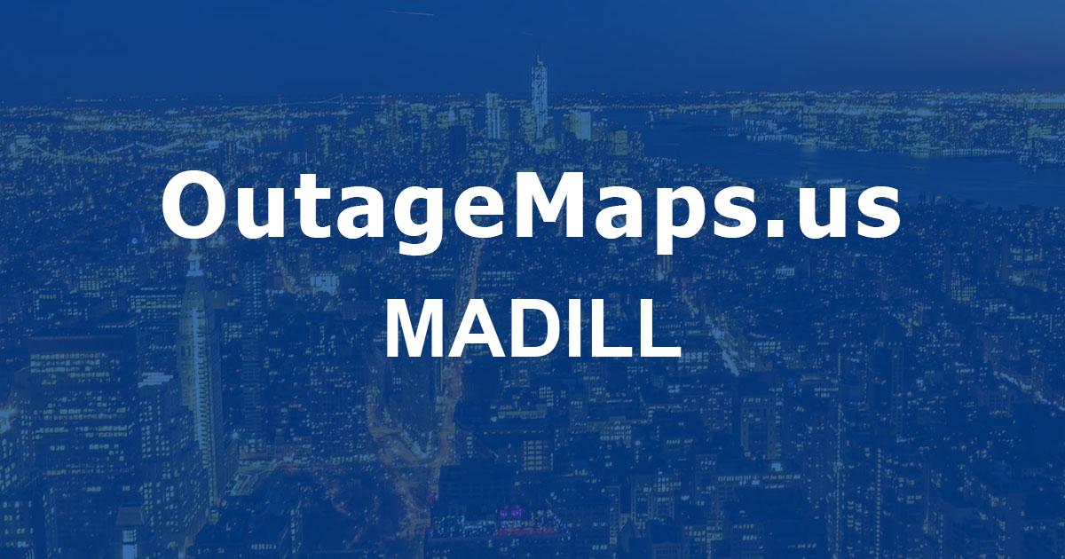 Madill Power Outages Map