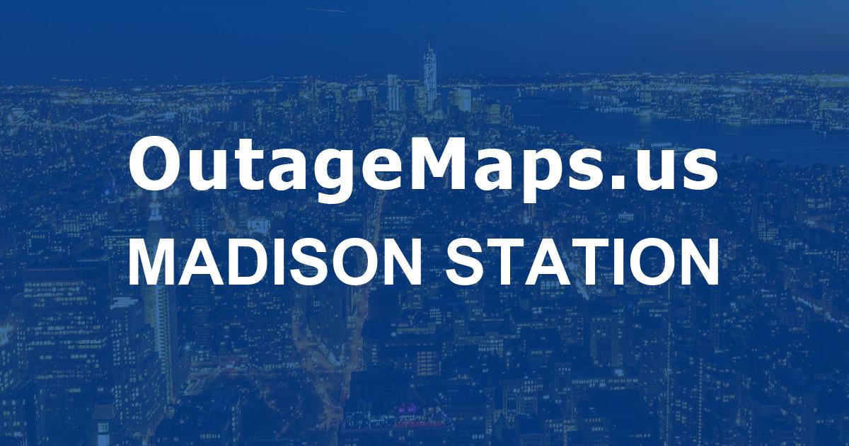 Madison Station Power Outages Map