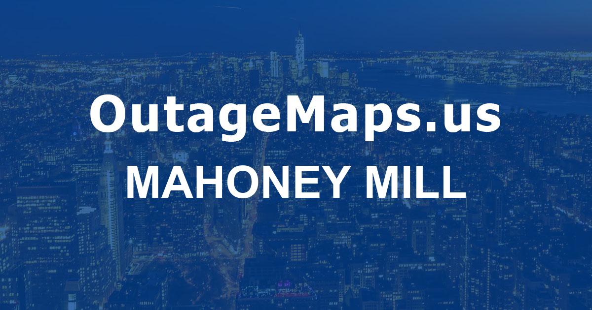 Mahoney Mill Power Outages Map