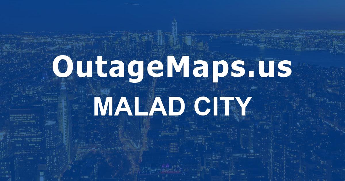 Malad City Power Outages Map
