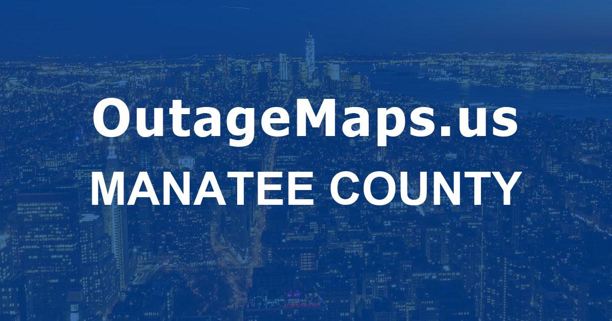 Manatee County Power Outages Map
