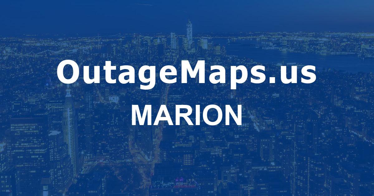 Marion Power Outages Map