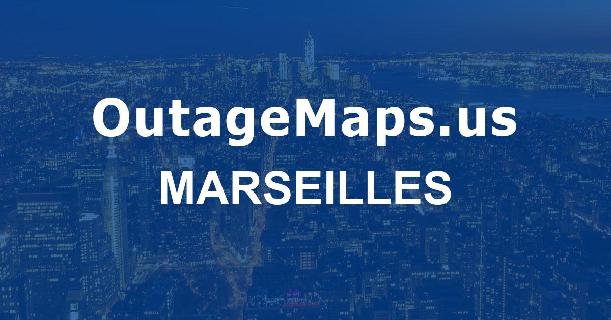 Marseilles Power Outages Map