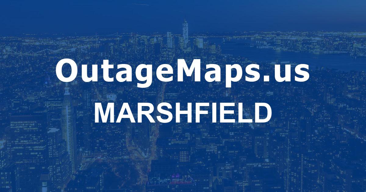 Marshfield Power Outages Map