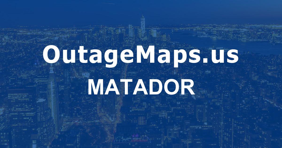 Matador Power Outages Map