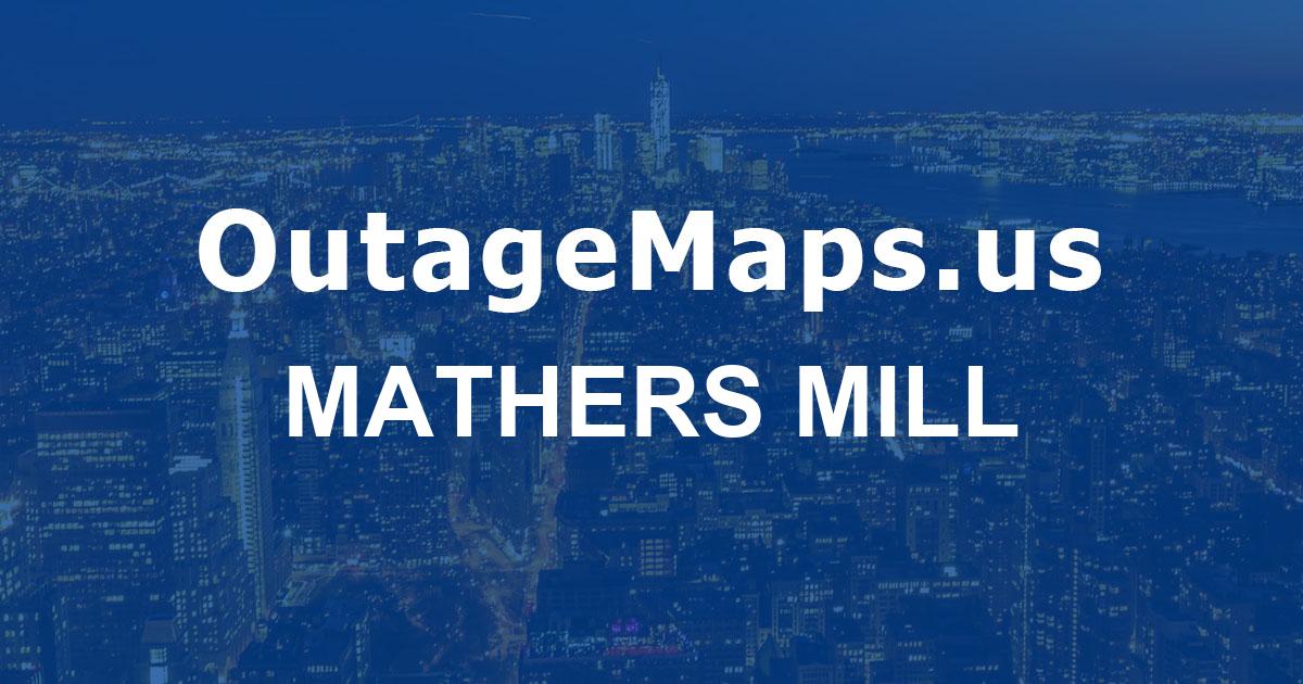 Mathers Mill Power Outages Map