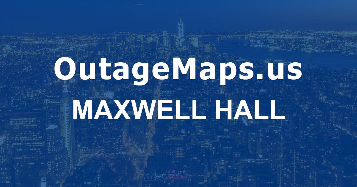 Maxwell Hall Power Outages Map