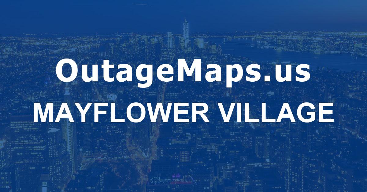 Mayflower Village Power Outages Map