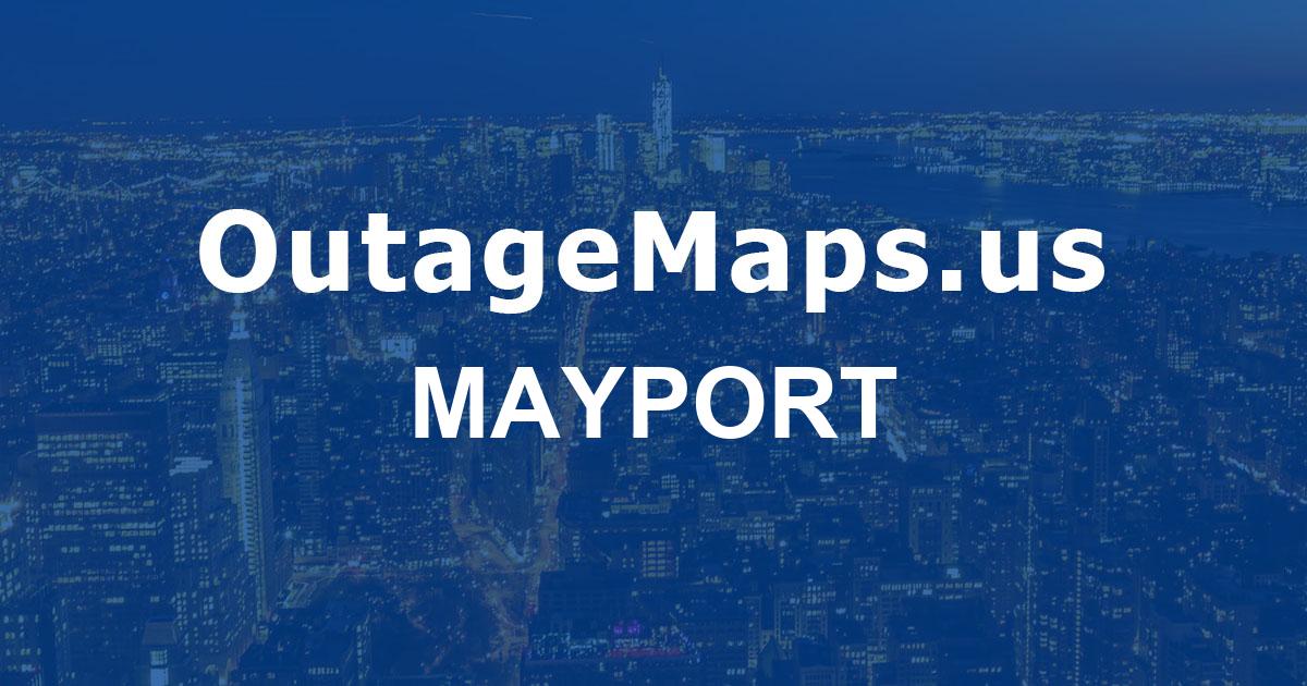 Mayport Power Outages Map