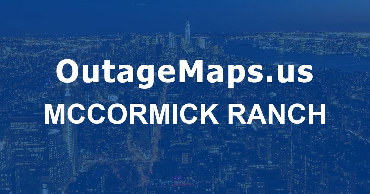 McCormick Ranch Power Outages Map