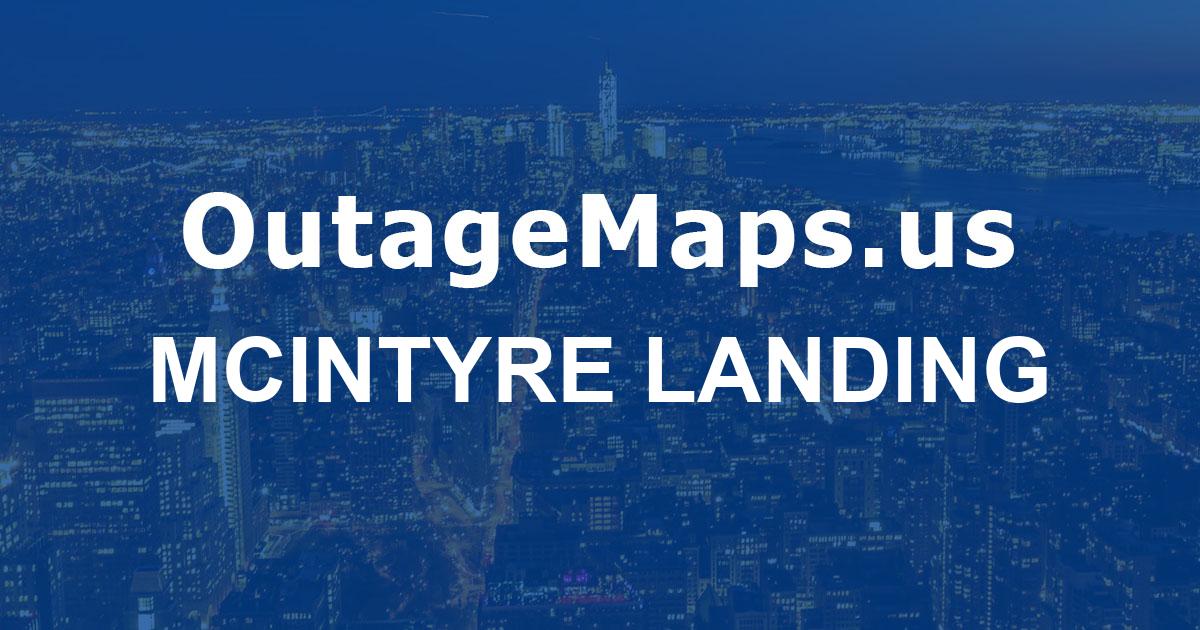 McIntyre Landing Power Outages Map