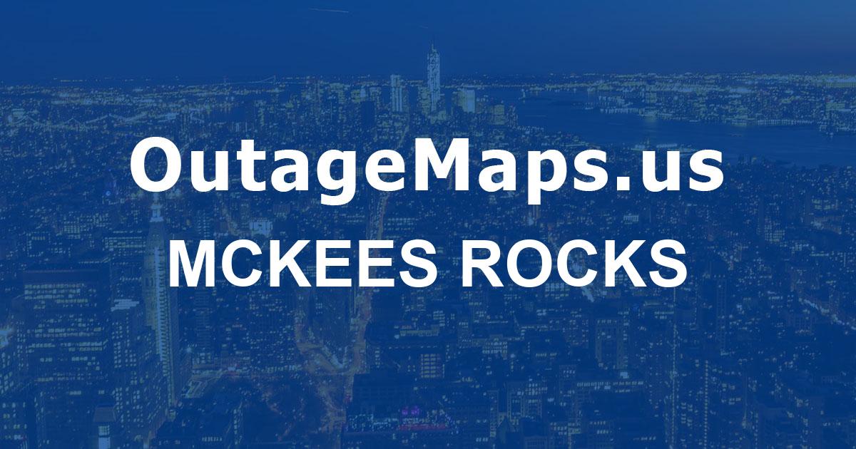 McKees Rocks Power Outages Map