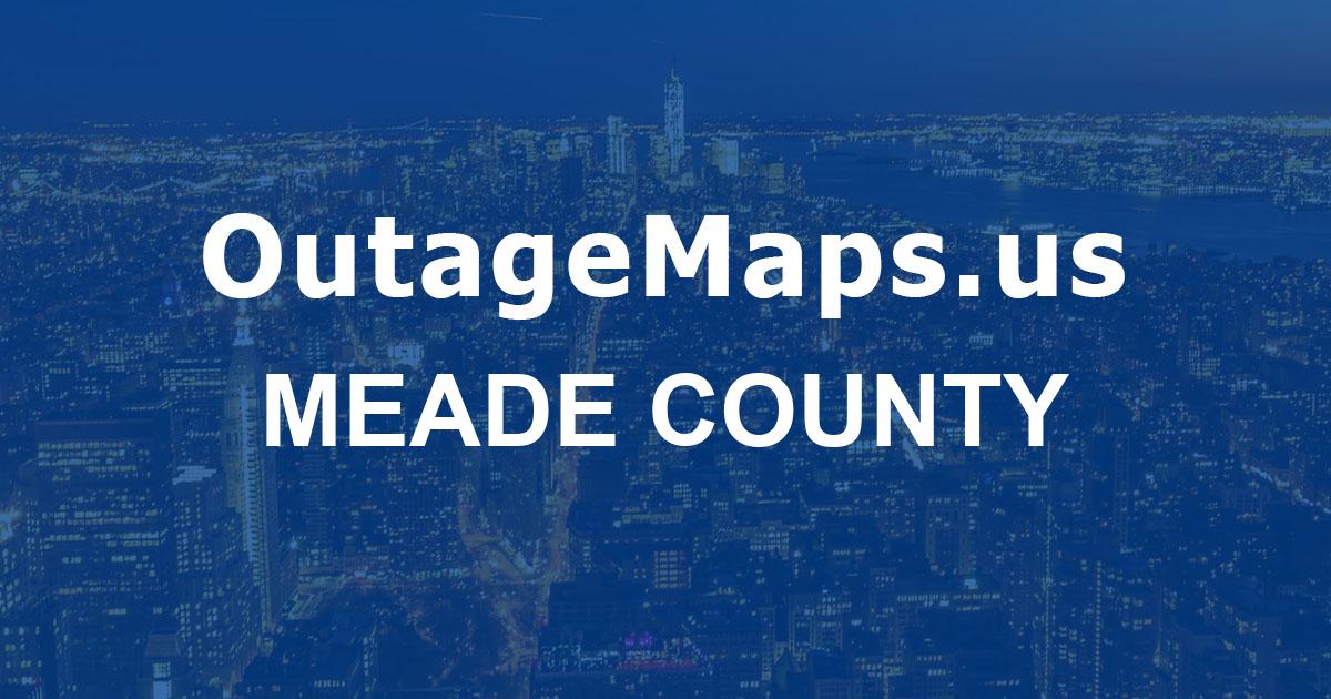 Meade County Power Outages Map