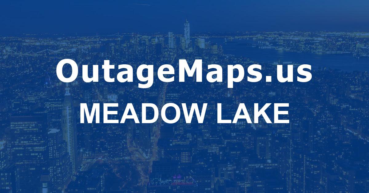 Meadow Lake Power Outages Map