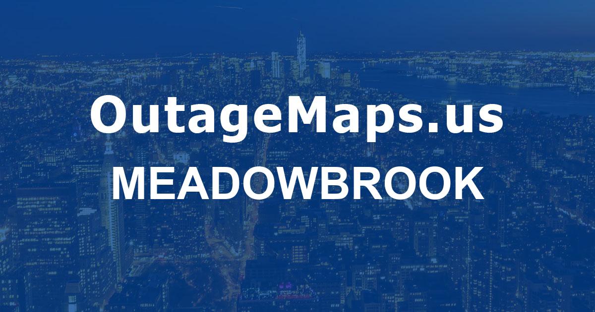 Meadowbrook Power Outages Map