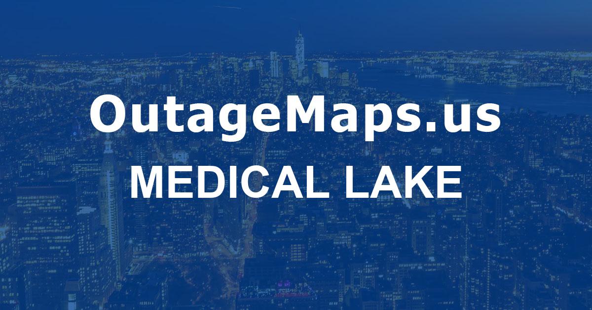 Medical Lake Power Outages Map