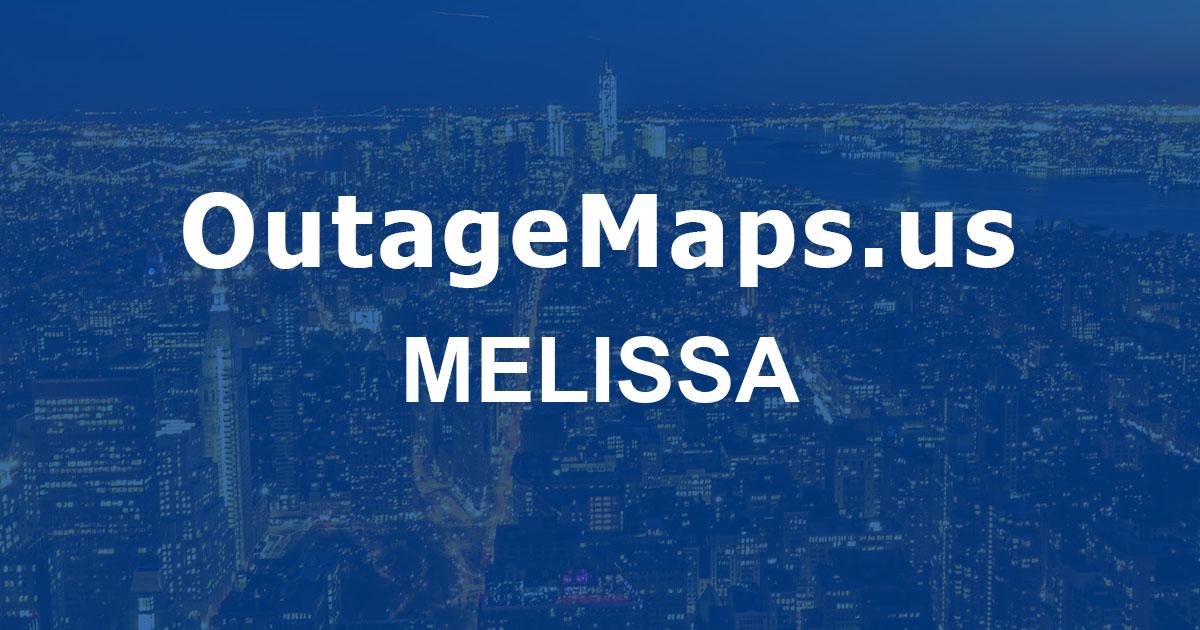 Melissa Power Outages Map