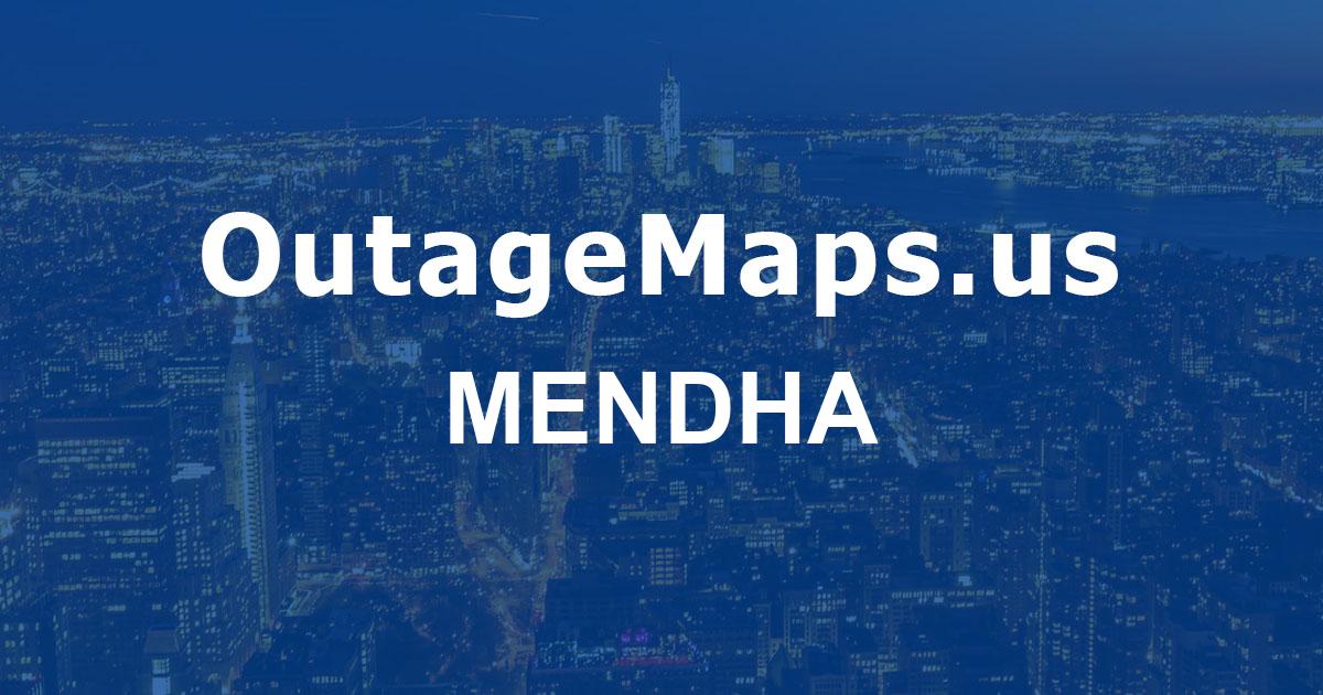 Mendha Power Outages Map