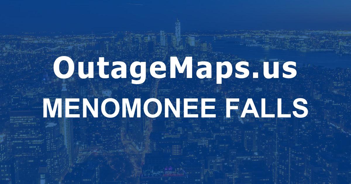 Menomonee Falls Power Outages Map