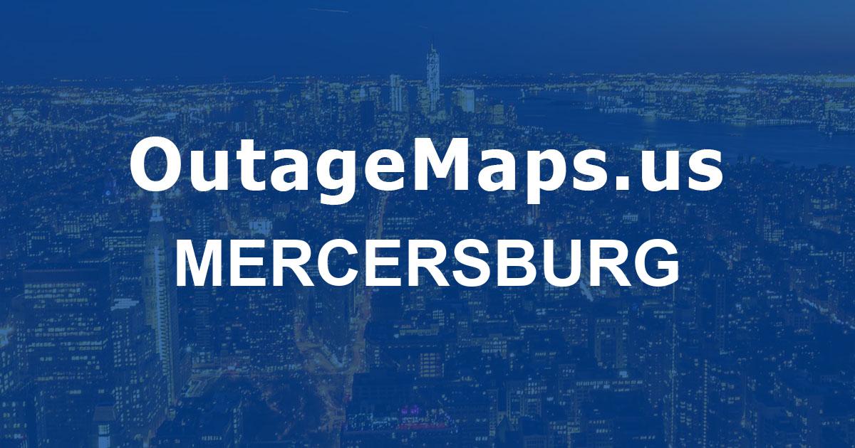 Mercersburg Power Outages Map